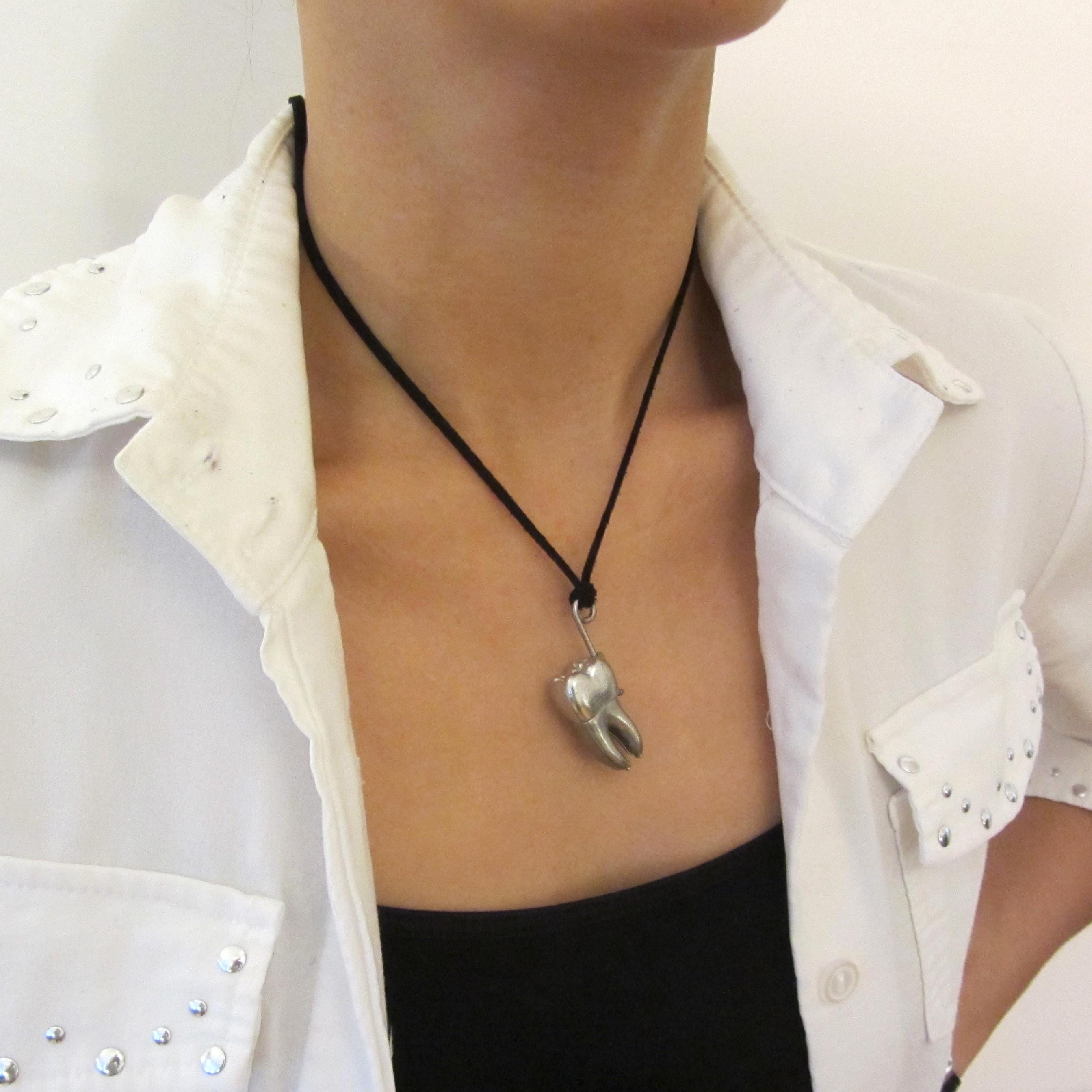 Human Tooth Necklace, Human Tooth Pendant, Tooth Jewelry - Etsy