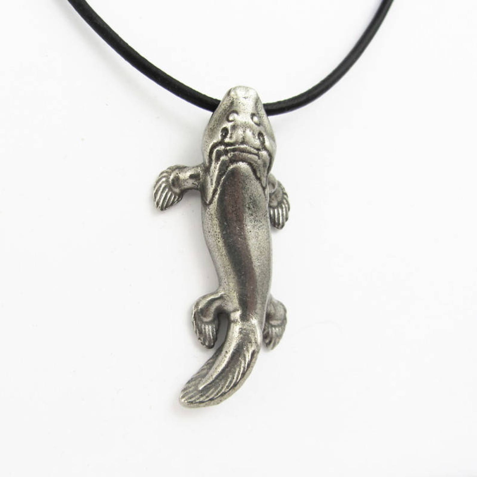 Tiktaalik Necklace Fishapod Pendant - Etsy