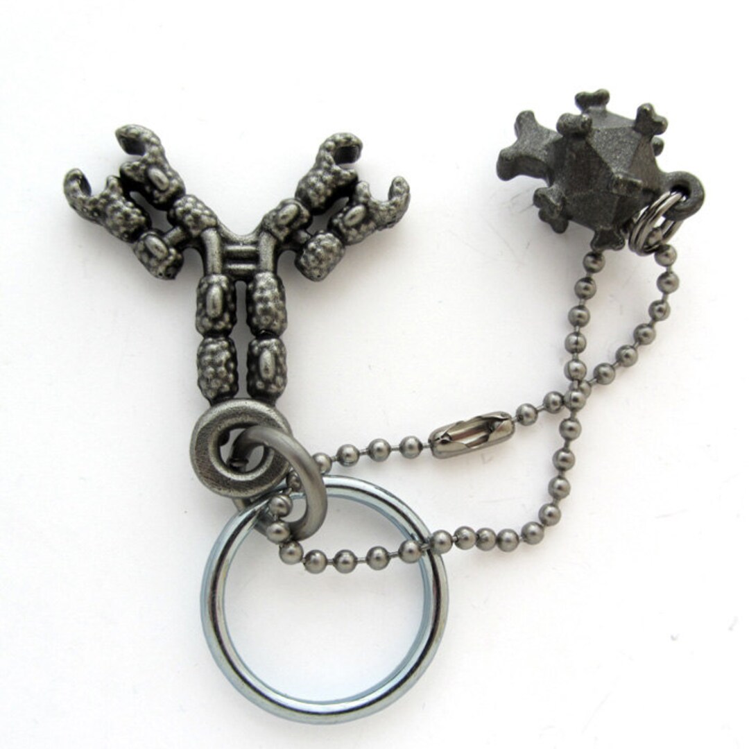 Antibody With Virus Immunology Keychain - Etsy