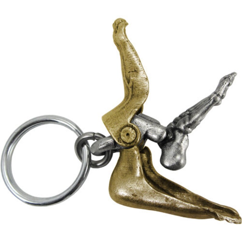 Two-tone Human Foot Keychain Podiatry Keychain Anatomy - Etsy