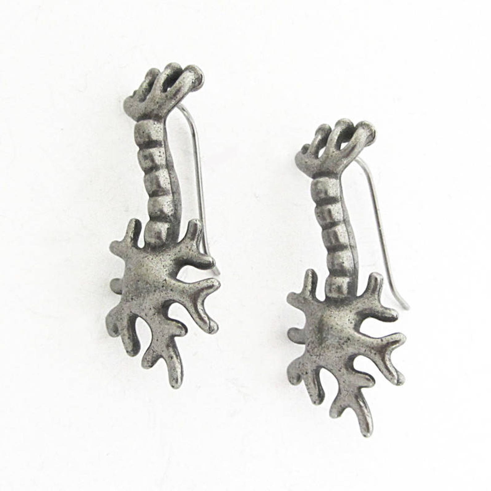 Neuron Earrings - Neurobiology, Psychology, Cell Biology, Neurology ...
