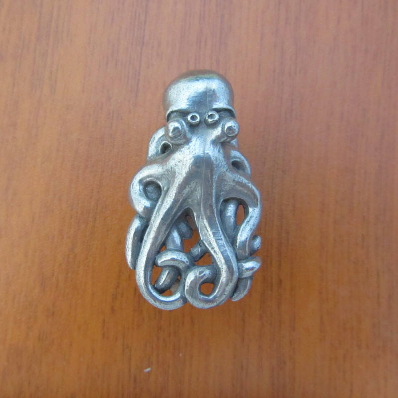 Octopus Drawer Pull - Cephalopod, Cabinet Knob, Octopus Hardware - Etsy
