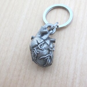 Human Heart Anatomy Keychain - Cardiology Locket - Etsy
