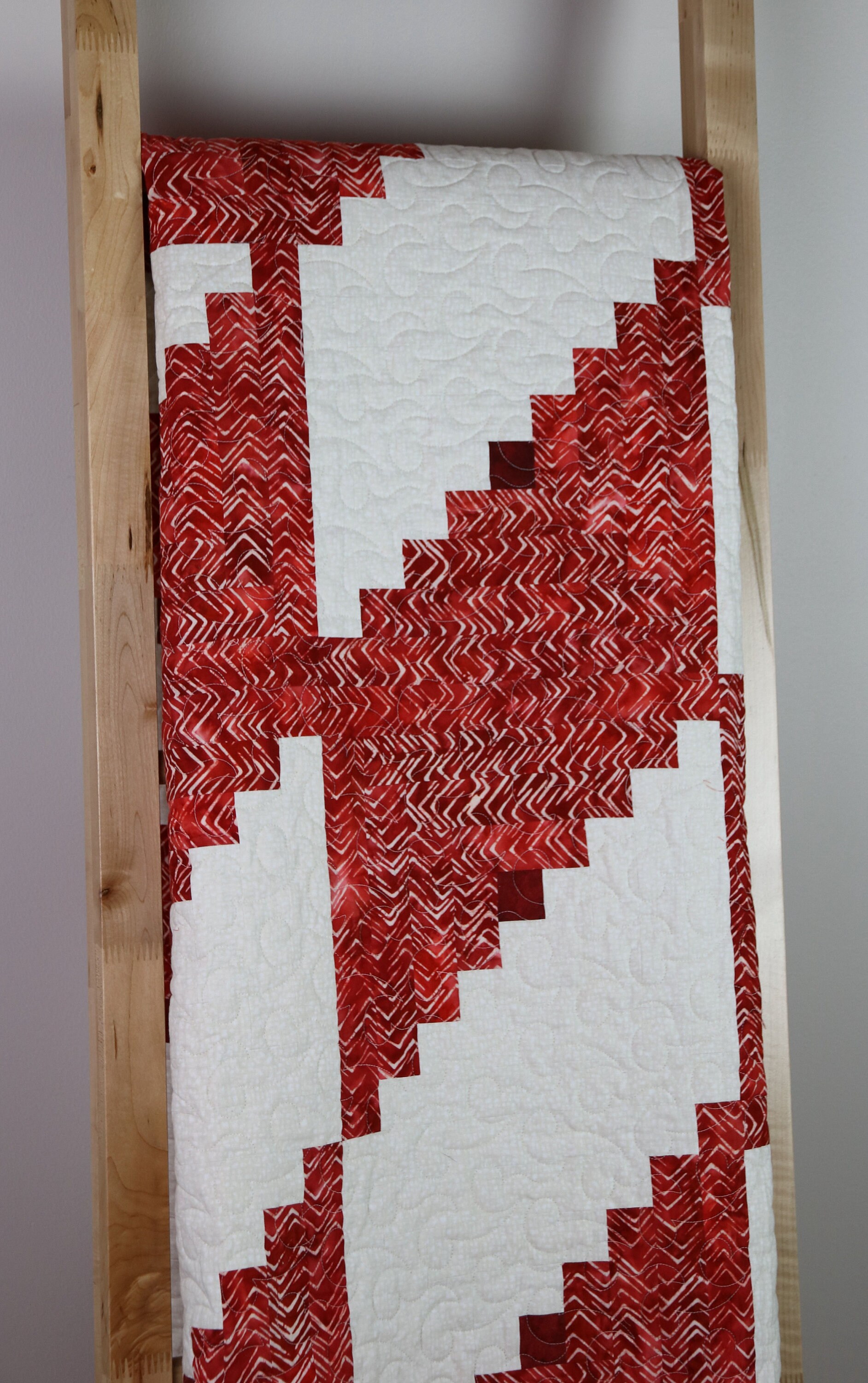 Queen Quilt Red Batik Razzle Dazzle - Etsy