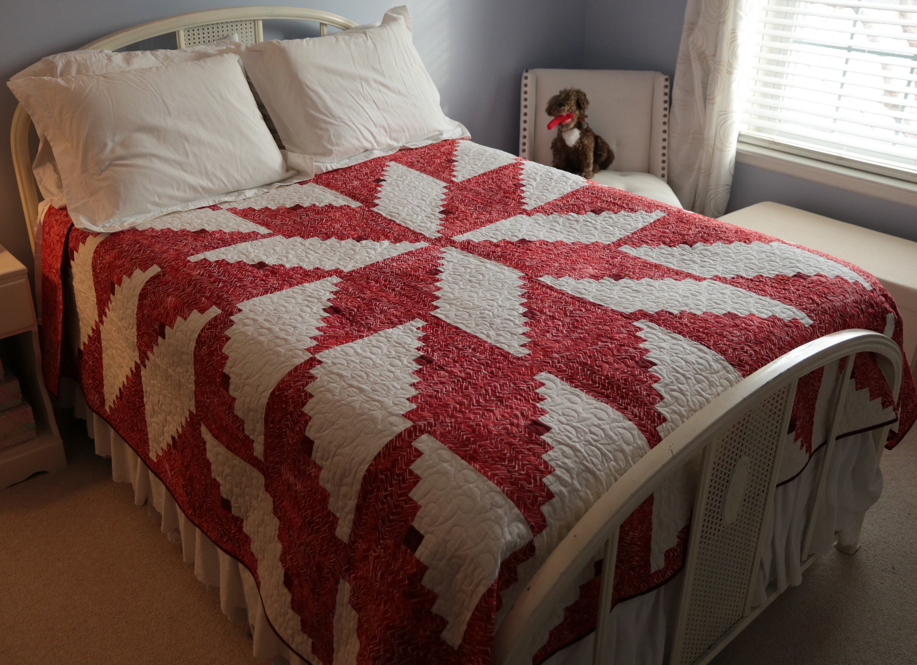 Queen Quilt Red Batik Razzle Dazzle - Etsy