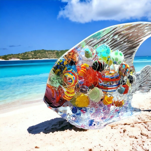 Decorative Fish on Stand - Etsy