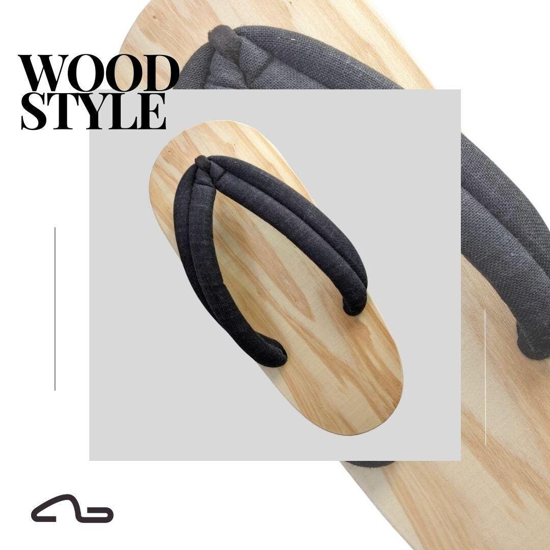 Japanese Cedar Geta Slippers: Wood Yoru Indoor Sandals - Etsy