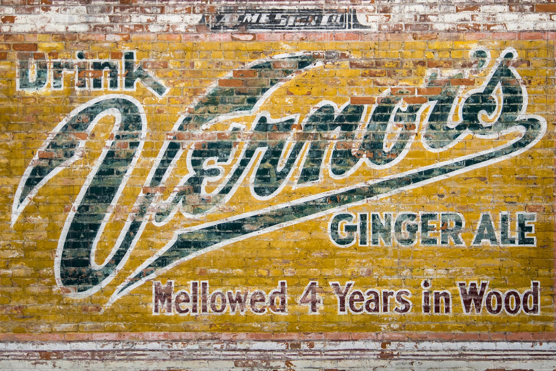 Old Vernor's Brick Advertising on Building in Detroit - Etsy