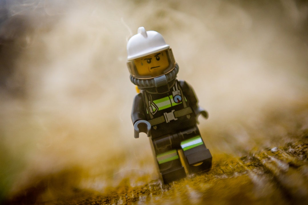 Toy Figure Fireman Firefighter - Etsy