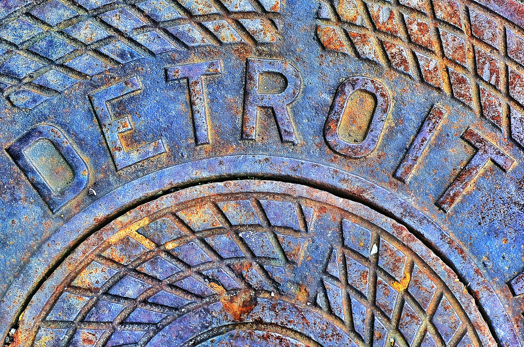Detroit Manhole Cover - Etsy