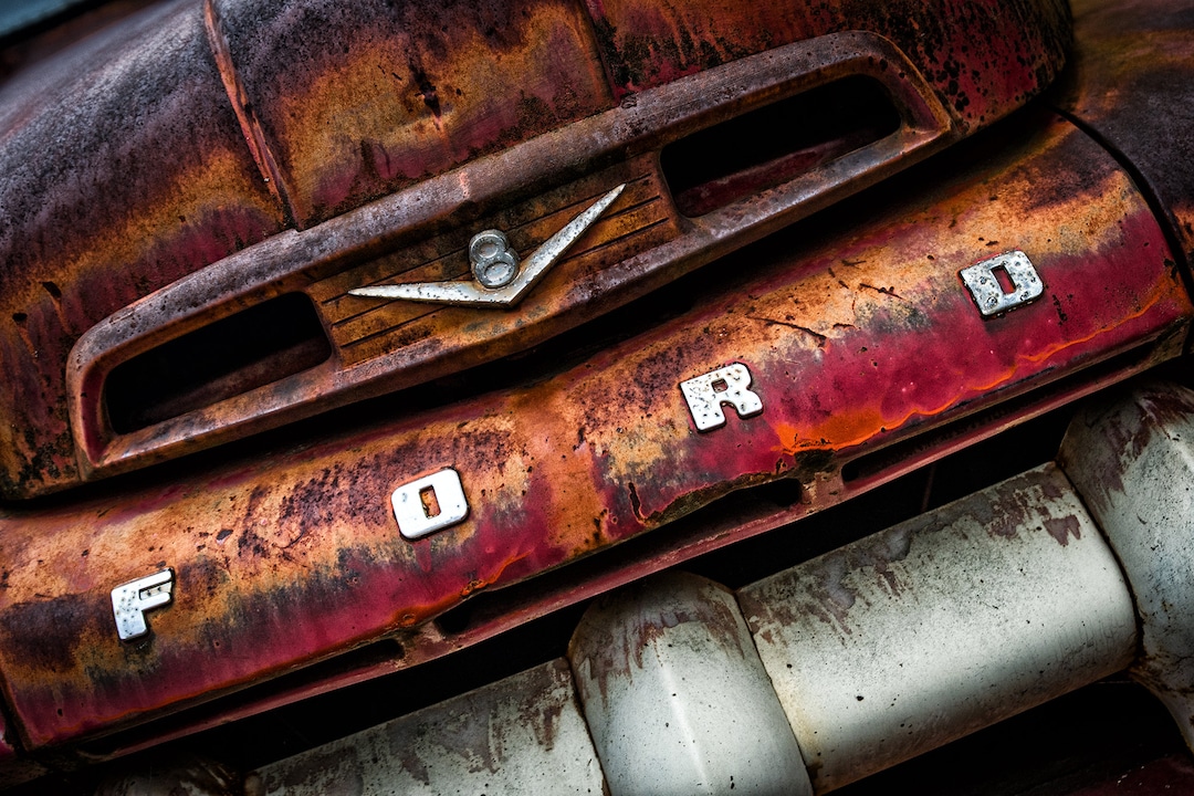 Ford Grill That's Old and Rusty - Etsy