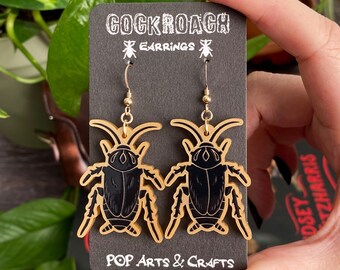 Cockroach Earrings - Etsy
