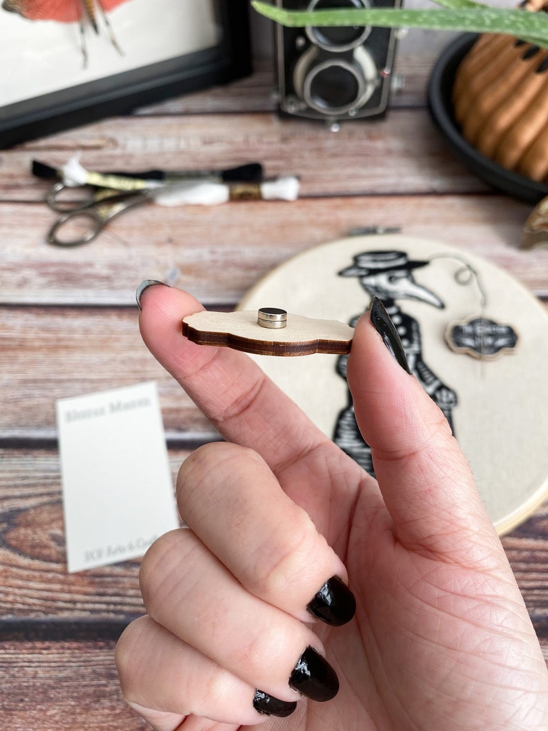 Plague Doctor is in Wooden Needle Minder Medical Student - Etsy