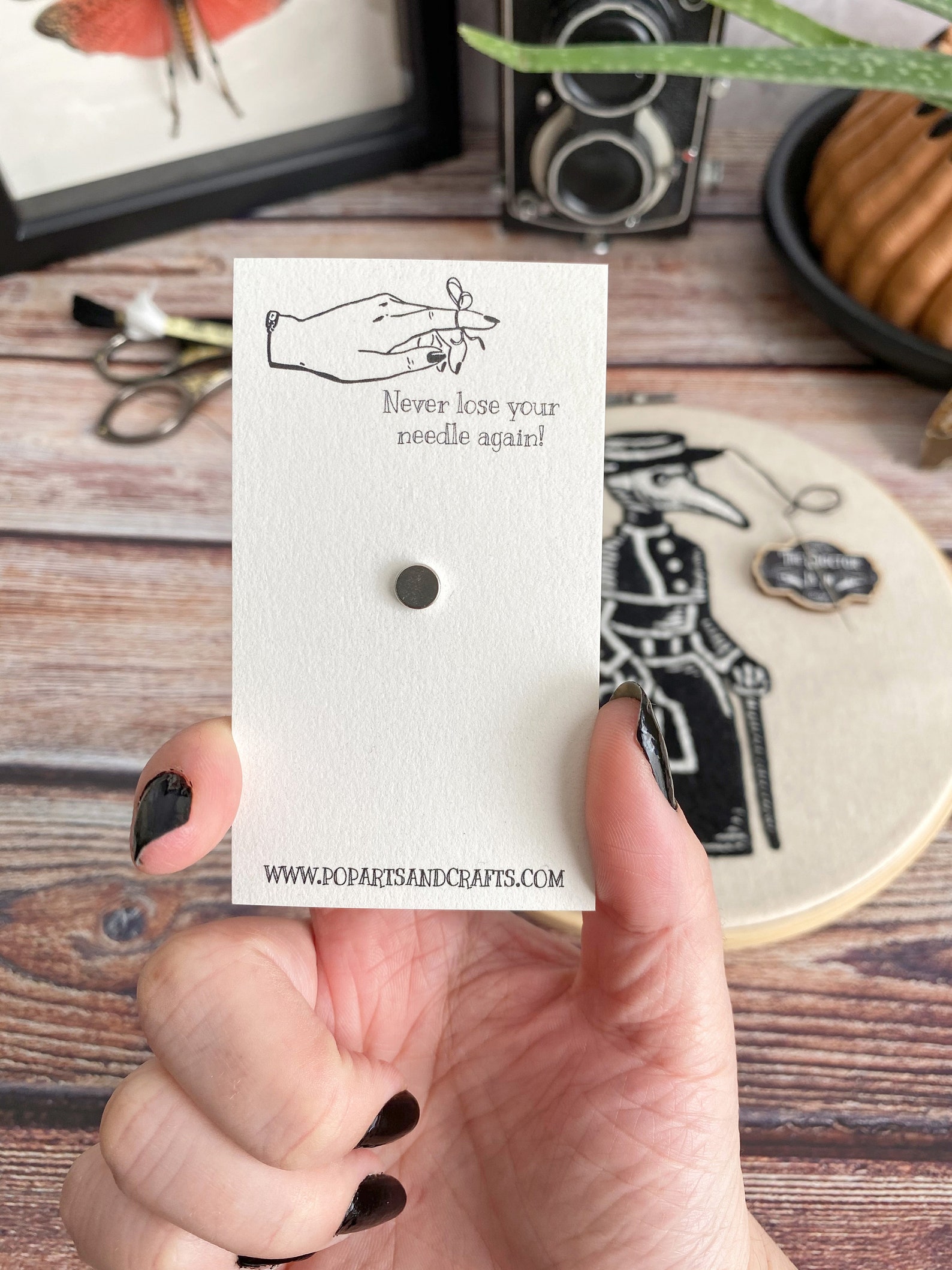 Plague Doctor is in Wooden Needle Minder Medical Student - Etsy