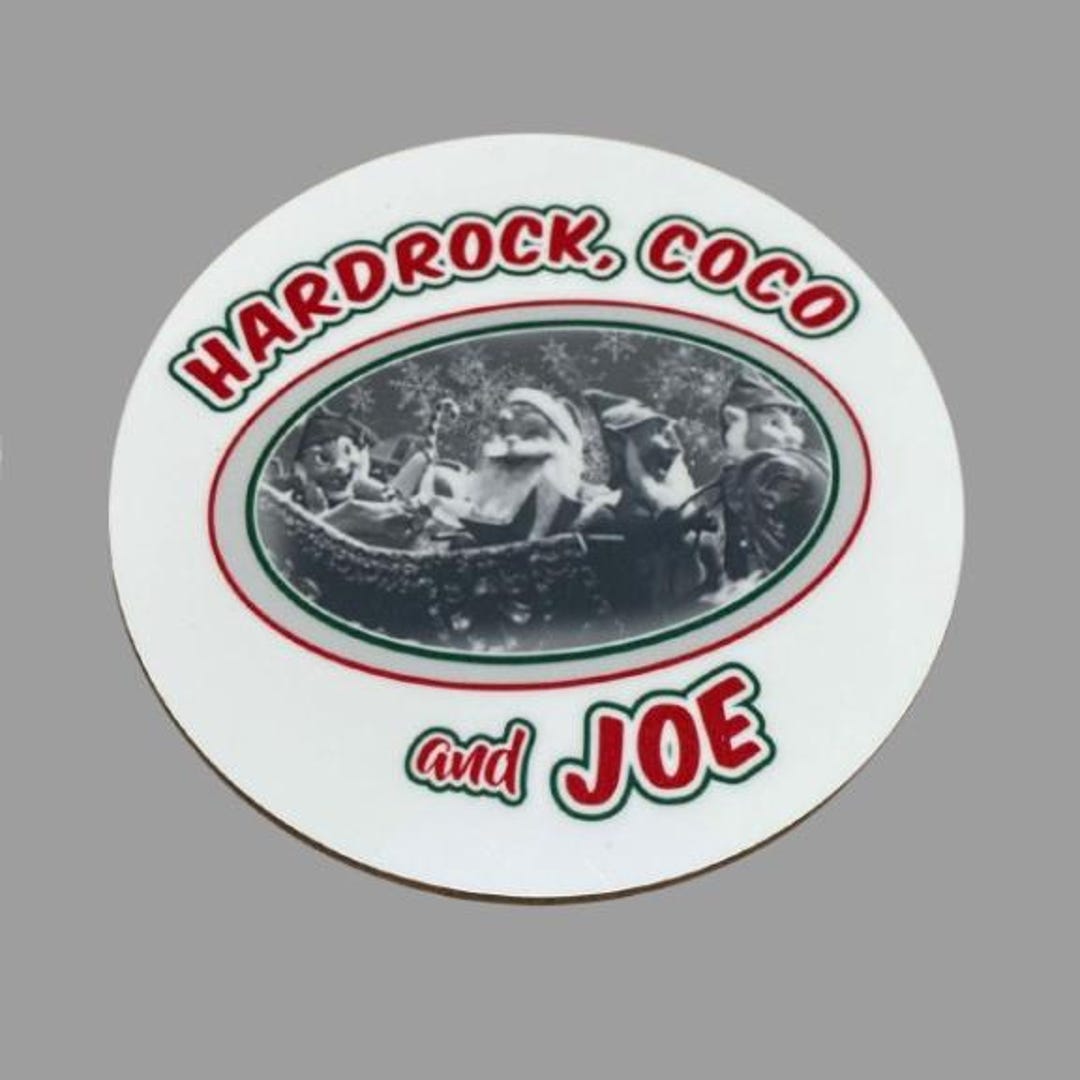 Johnstown PA - Coaster - Hardrock Coco and Joe Coaster - Christmas ...