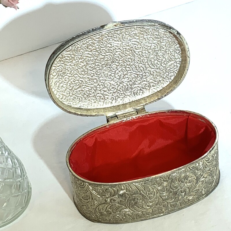 Silver Plate Jewelry Box - Etsy