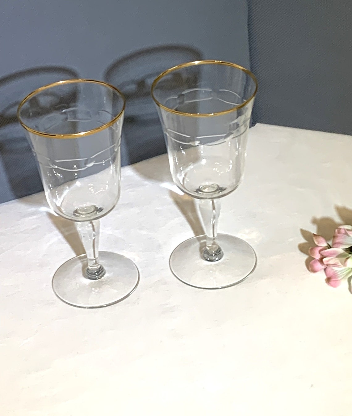 Wedding Toasting Glasses Bride and Groom Toast Crystal - Etsy