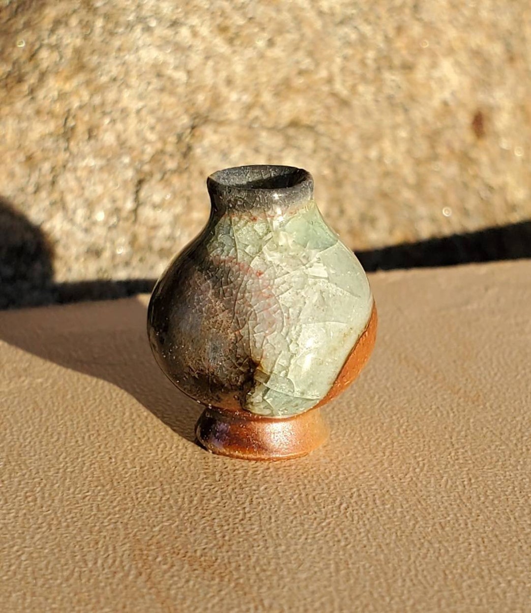 Tiny Micro Pottery Woodfired Mini Vase 07 - Etsy