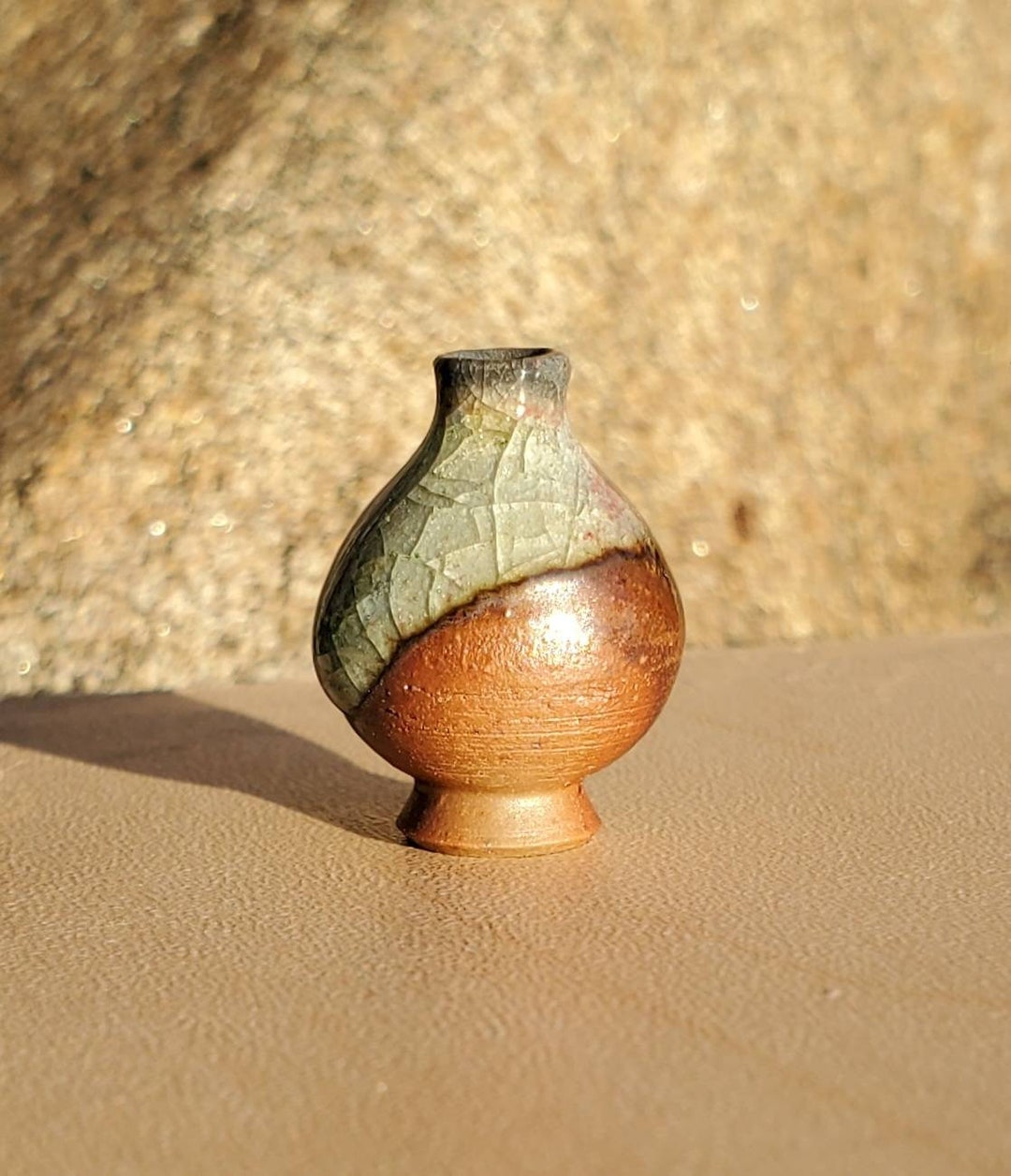 Tiny Micro Pottery Woodfired Mini Vase 01 - Etsy