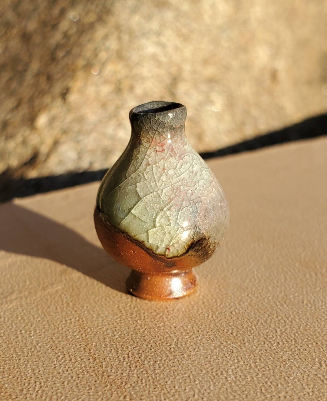 Tiny Micro Pottery Woodfired Mini Vase 05 - Etsy