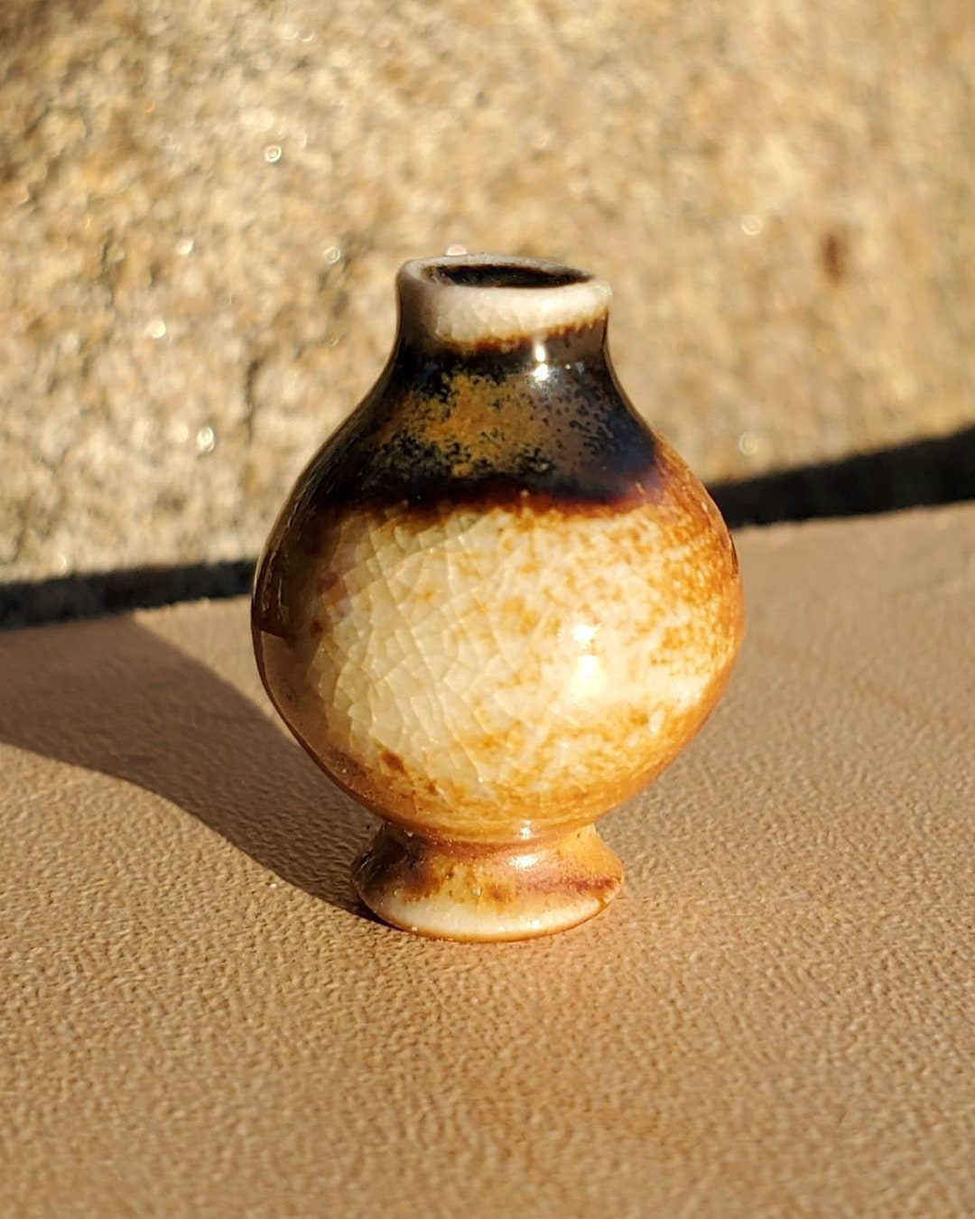 Tiny Micro Pottery Woodfired Mini Vase 06 - Etsy