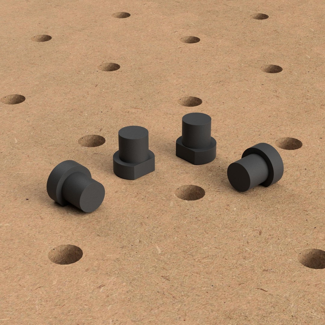 Benchdogs for Perforated Plate 20 Mm Hole Size Bench Dogs Stop MFT ...