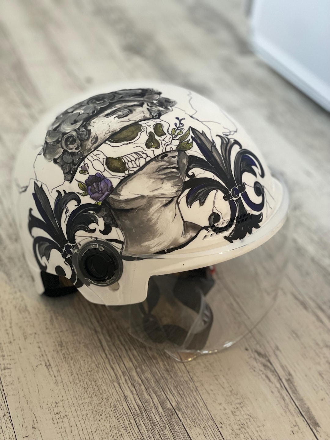 Custom Helmet. Handpainted Helmet - Etsy