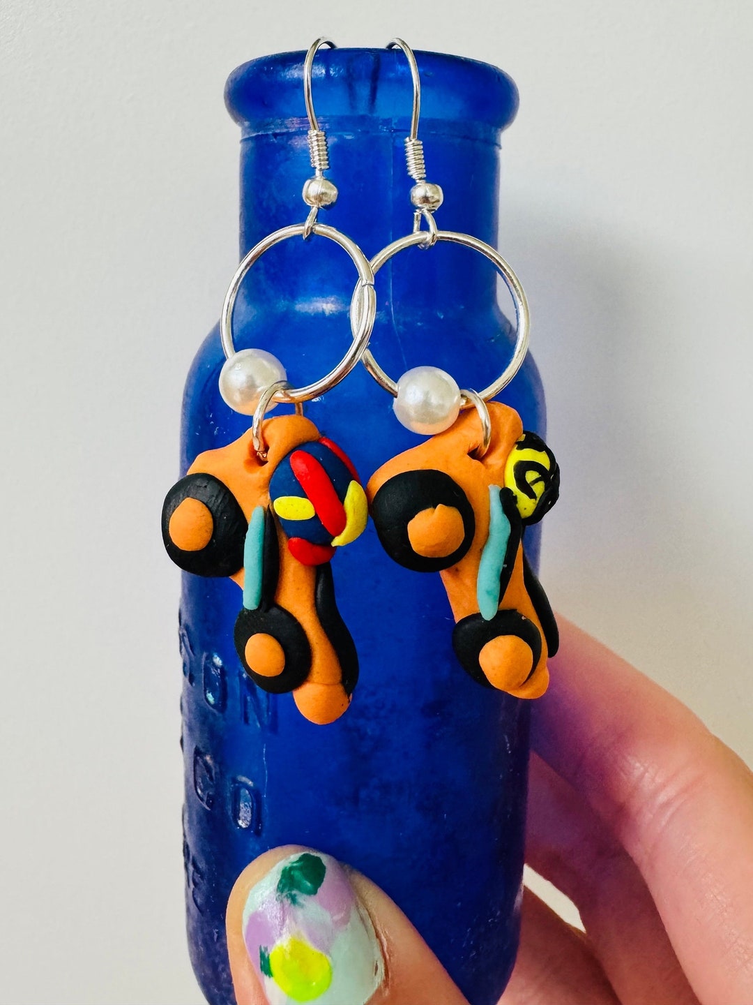CUSTOM F1 EARRINGS | Lando Norris Oscar Piastri Mclaren Earrings ...