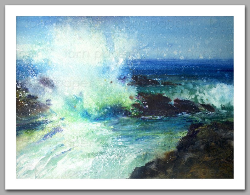 Watercolor Set of 6 NOTE CARDS - Paintings by Linda Henry (NCWC112) - Etsy