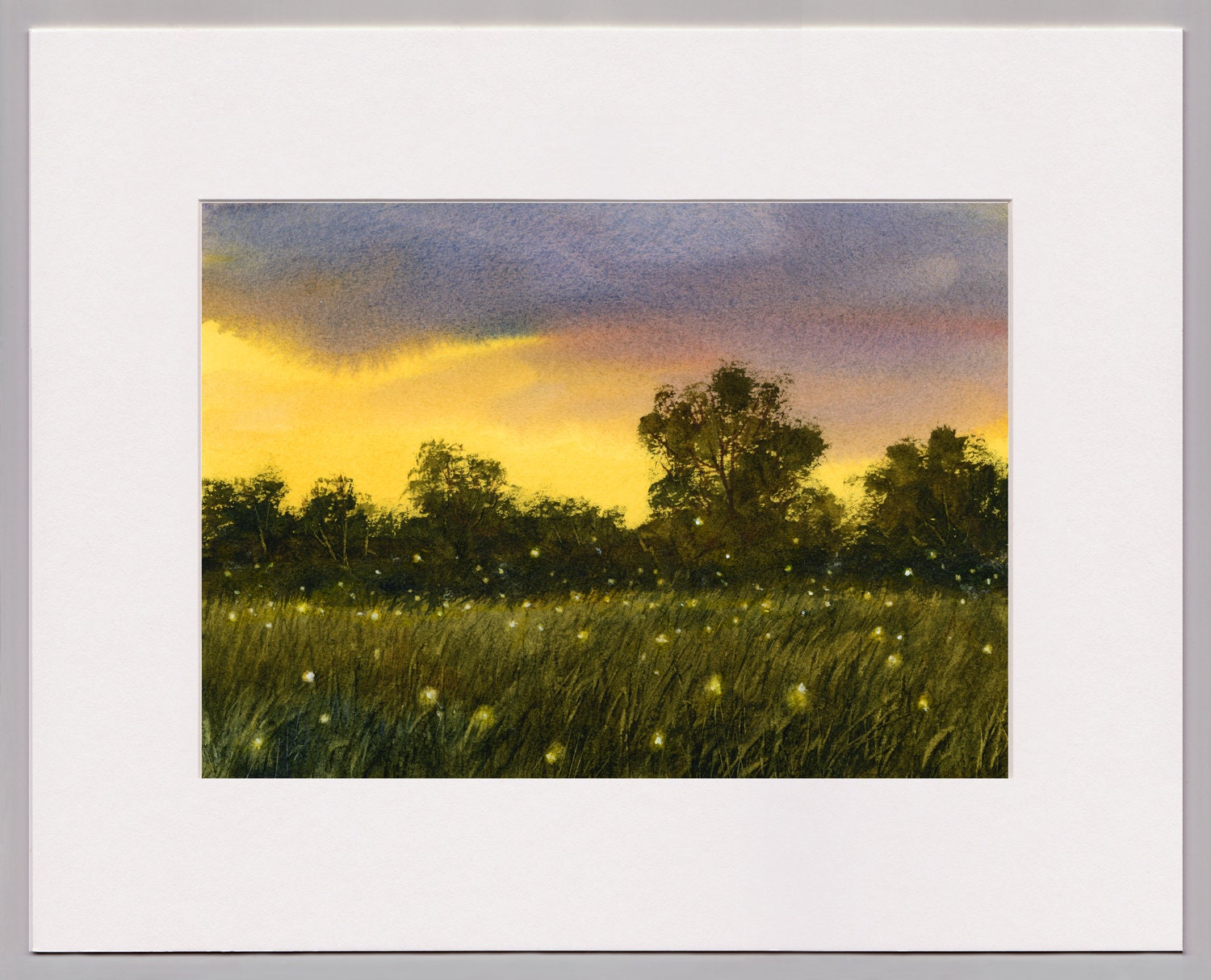 Lightning Bugs in the Meadow - "as Fireflies Fill the Air"- GREETING ...
