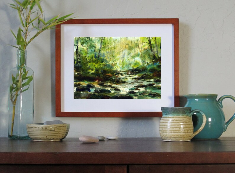 Spring Song WATERCOLOR PRINT of an Original Painting by Linda Henry ...