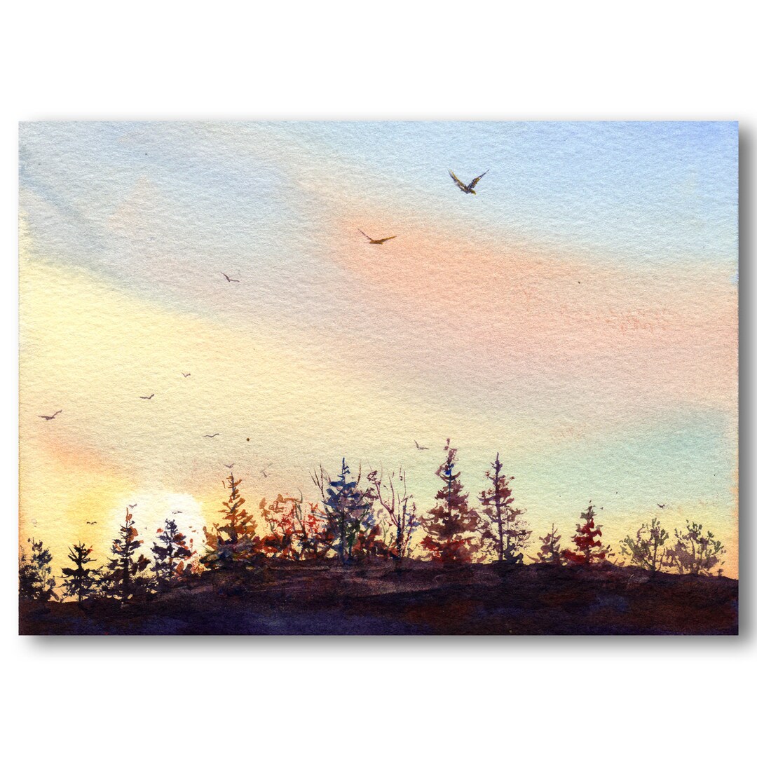 Until Tomorrow - WATERCOLOR PRINT or CARD of a Painting by Linda Henry ...