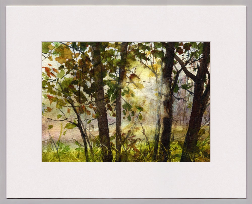 Morning Light WATERCOLOR PRINT Original Painting by Linda - Etsy