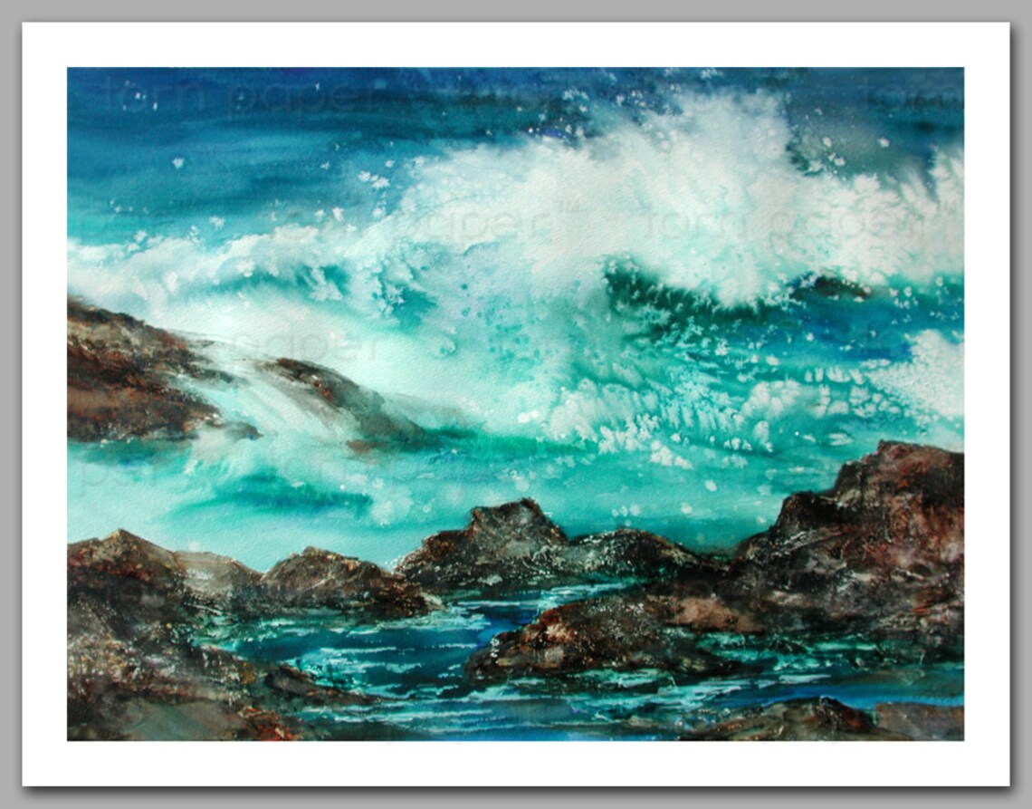 Watercolor Set of 6 NOTE CARDS - Paintings by Linda Henry (NCWC112) - Etsy