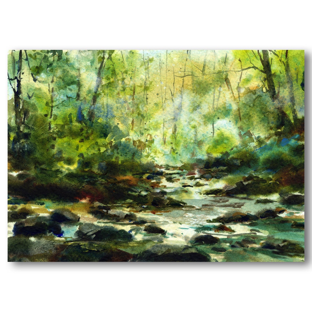 Spring Song - WATERCOLOR PRINT of an Original Painting by Linda Henry ...