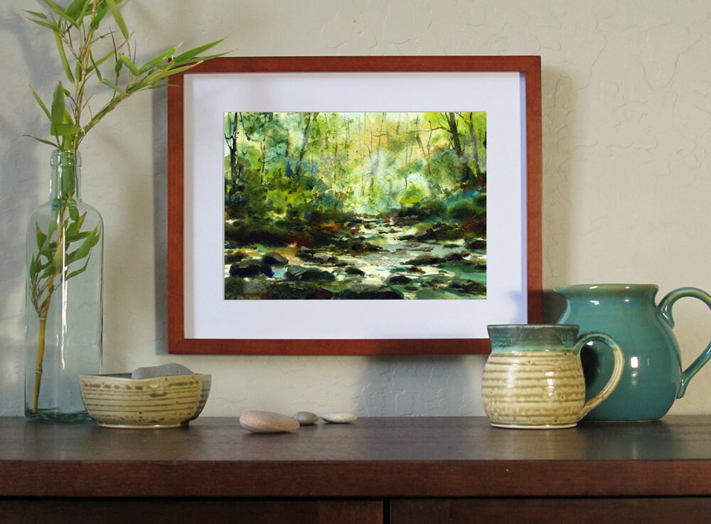 Spring Song - WATERCOLOR PRINT of an Original Painting by Linda Henry ...