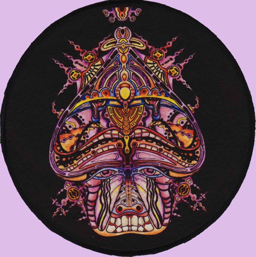 4.2" Psychedelic Tribal Patch Custom - Etsy