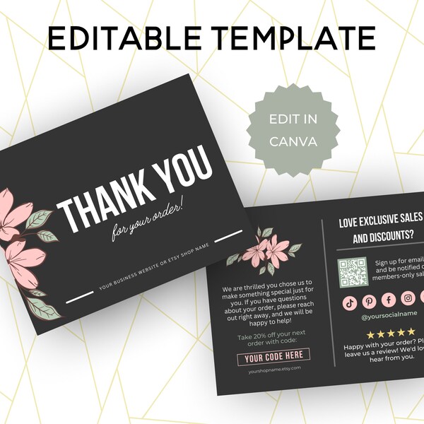 Package Insert - Etsy