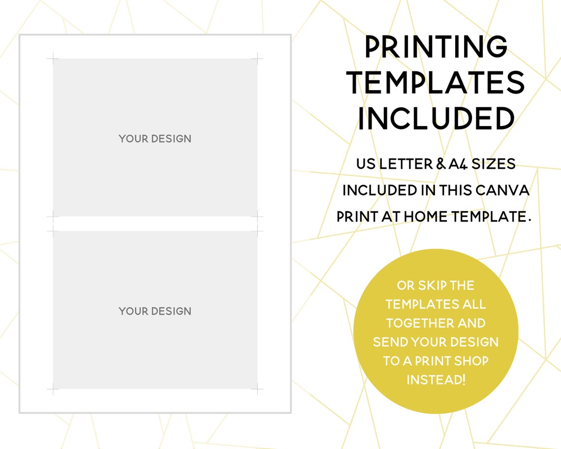 Editable in Canva Thank You Card Template for Printable Package Insert ...