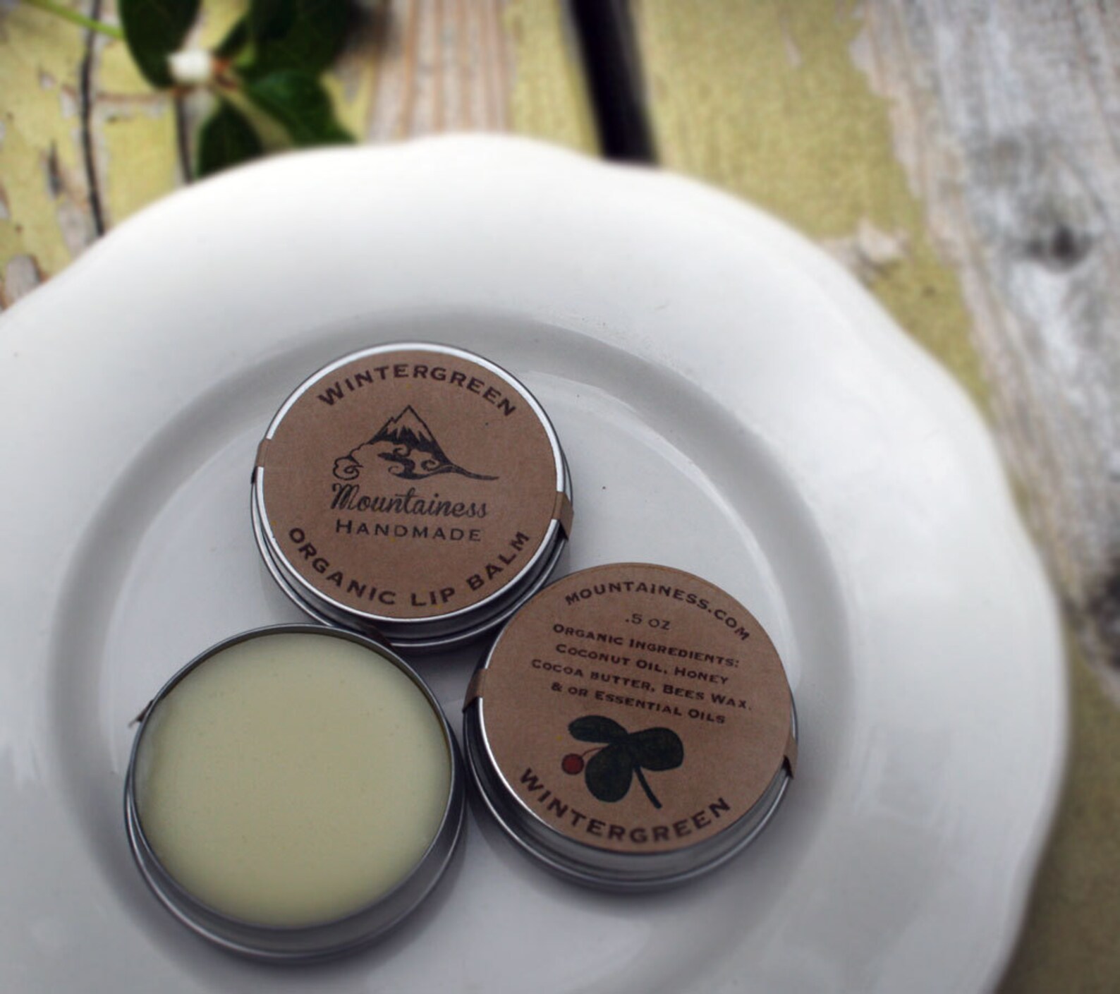 Organic Wintergreen Beeswax Lip Balm // Sweet Cooling Minty - Etsy