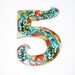 Ceramic Handmade House Number '5' Coral Reef - Etsy