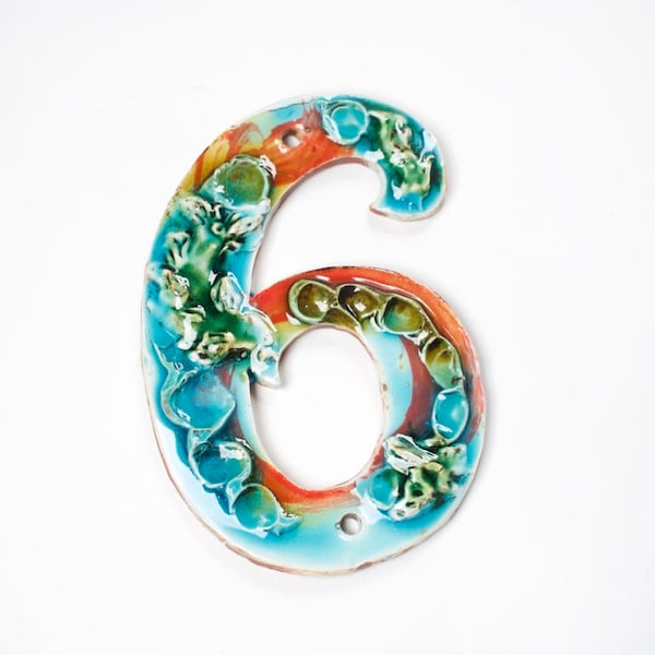 Coastal House Number - Etsy