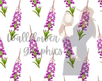 Alaskan Boots Fireweed Digital Image PDF/PNG/SVG - Etsy