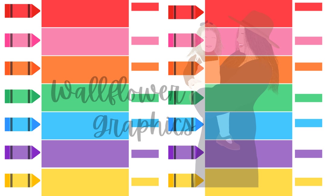 14-1-crayon Bow Yard - Etsy