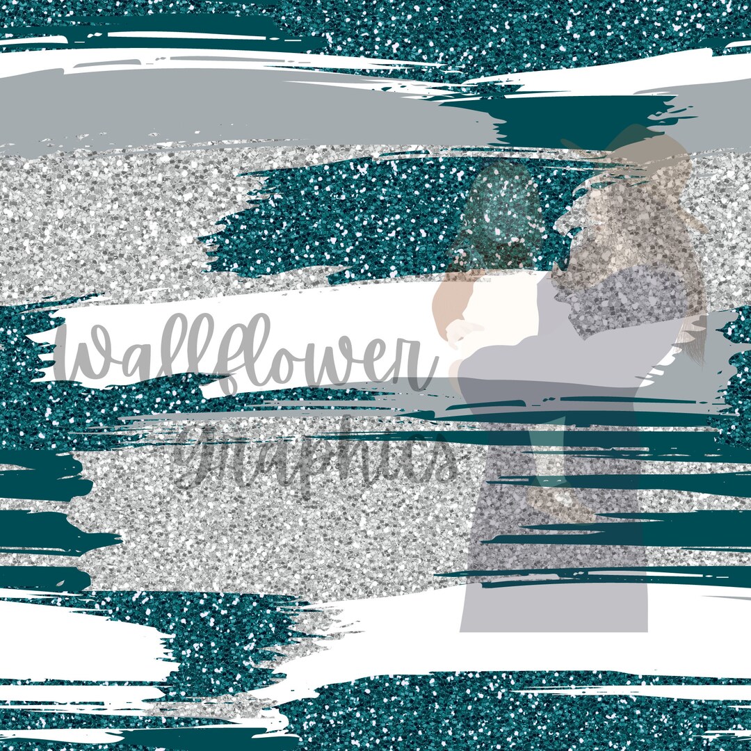 Eagles Glitter Brush Stroke - Etsy