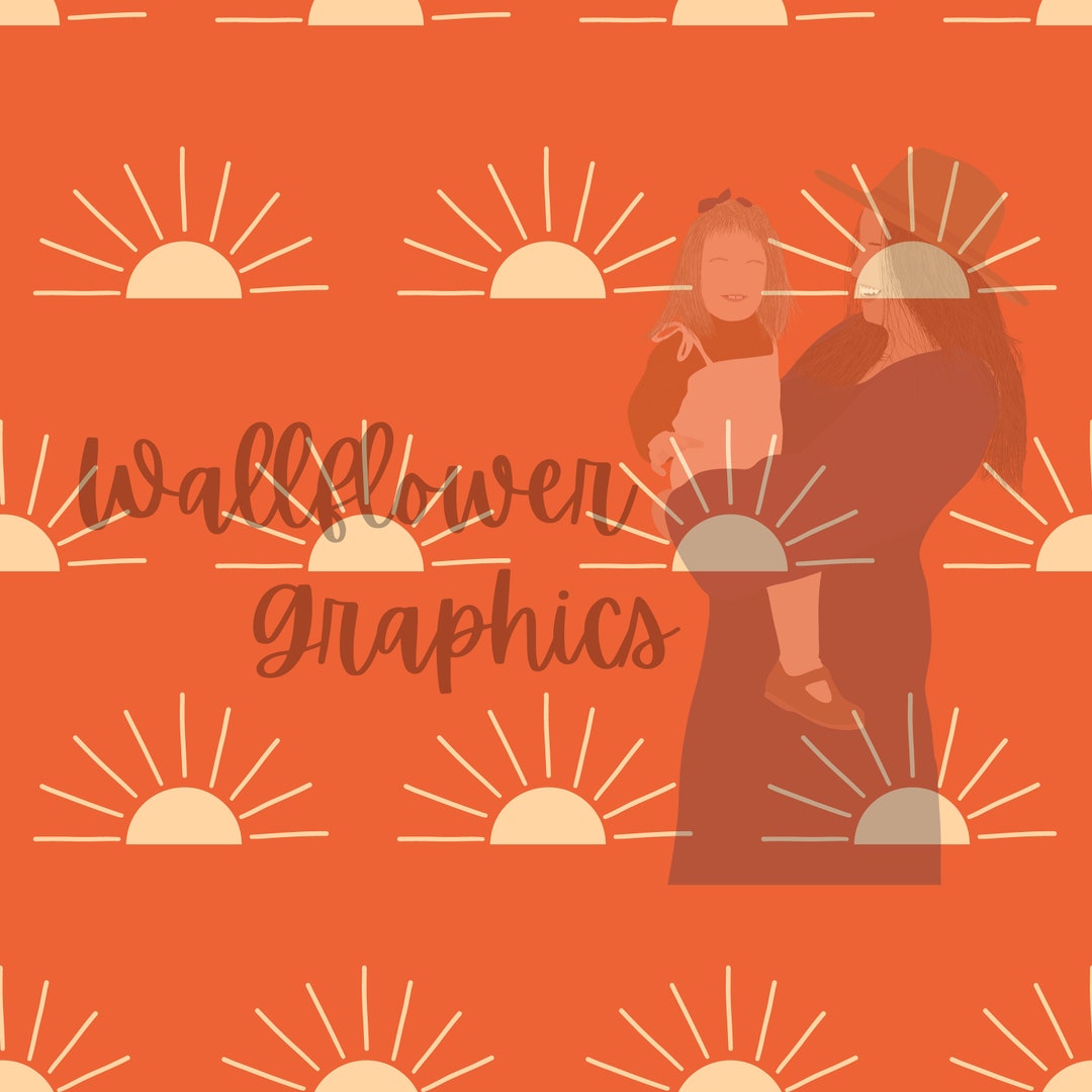 Orange Half Suns - Etsy