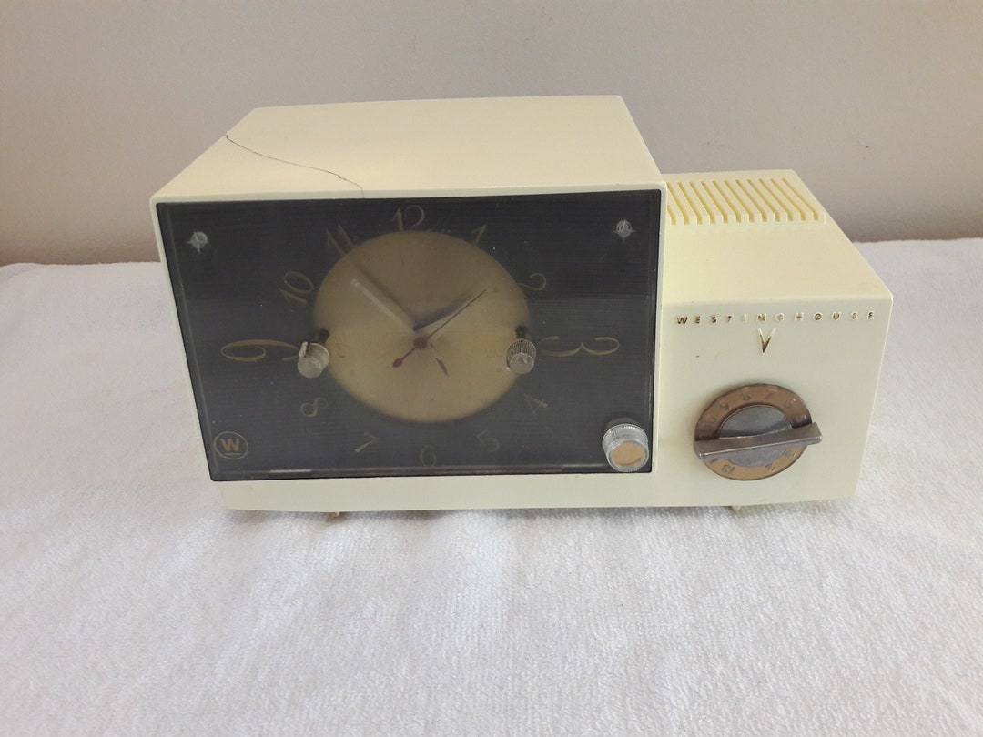 1959 Westinghouse Tube Radio Ivory Model H-583T 5 - Etsy
