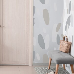 Modern Ellipses Peel and Stick Wallpaper Rich Fabric Wall Decor - Etsy