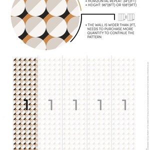MCM Circle | Mid-century Wallpaper | Removable Rich Fabric Wall Decor ...