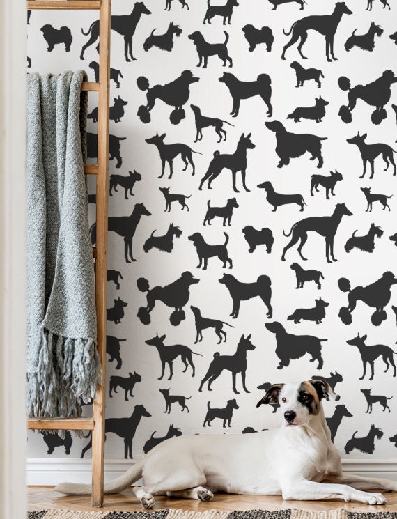 Dog Print Wallpaper For Walls